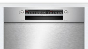Bosch Series 4 Built-under Dishwasher, 60cm Brushed steel anti-fingerp ...