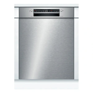 Bosch Series 4 Built-under Dishwasher, 60cm Brushed steel anti-fingerp ...