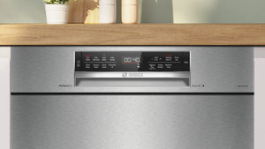 Bosch Series 8 Built-under Dishwasher, 60cm Brushed steel anti-fingerp ...
