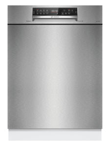 Bosch Series 8 Built-under Dishwasher, 60cm Brushed steel anti-fingerp ...