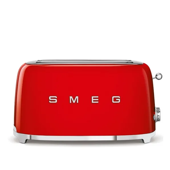 Smeg 4 Slice Toaster Red – Total Kitchens